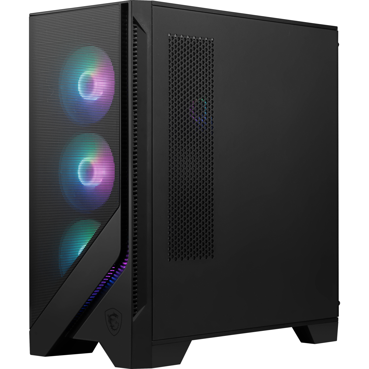 MSI MAG FORGE 320R AIRFLOW 4xARGB Fan Temperli Cam ATX Kasa - Aknet